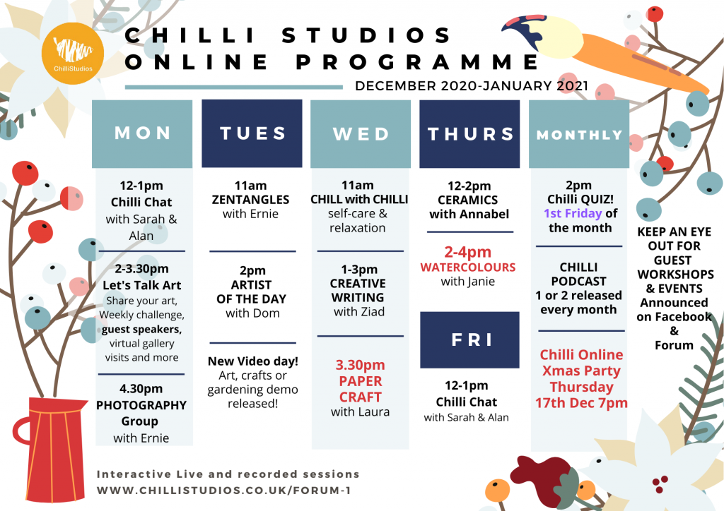 Chilli Studio Season's Greetings & Newsletter - Altering Images of Mentality